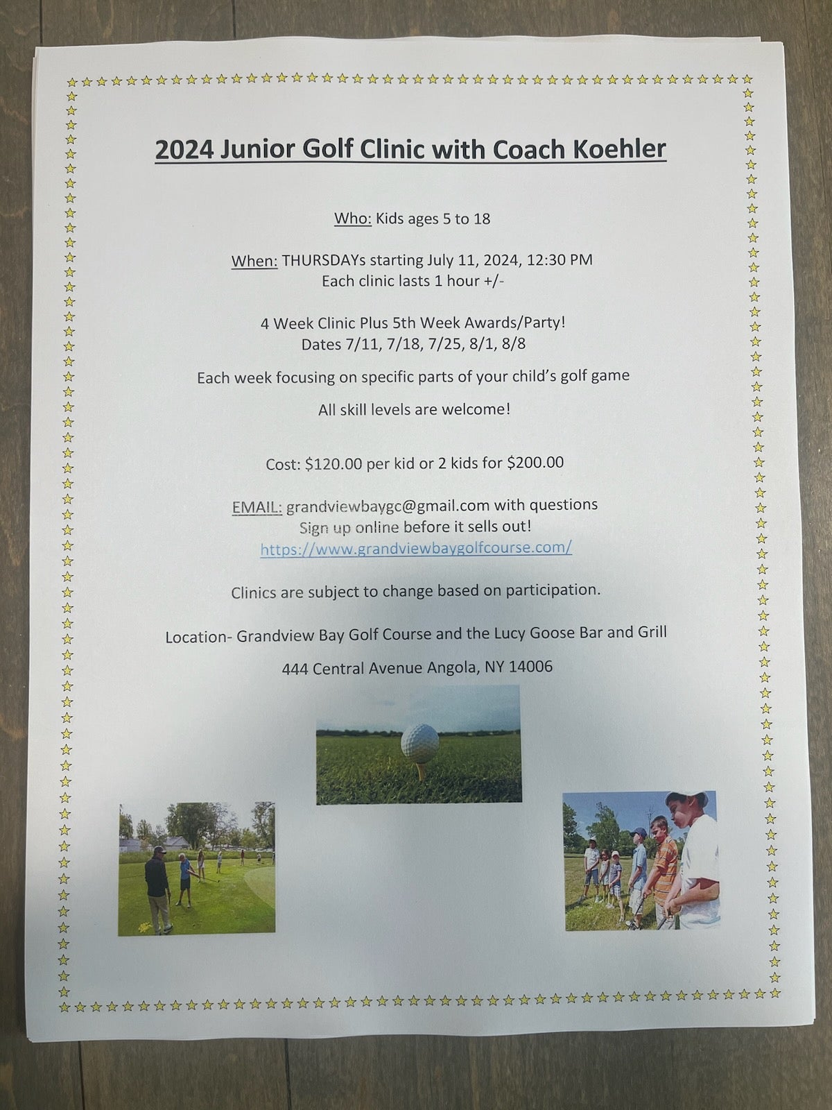 $120 for 1 Spring Junior Clinic 2025 with Coach Evan Koehler ...